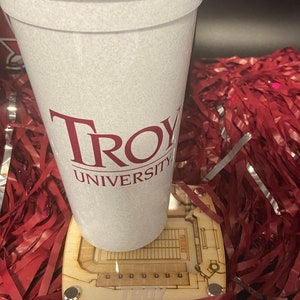 Troy Trojans Football Stadium Coaster. Licensed 3d Layered - Etsy