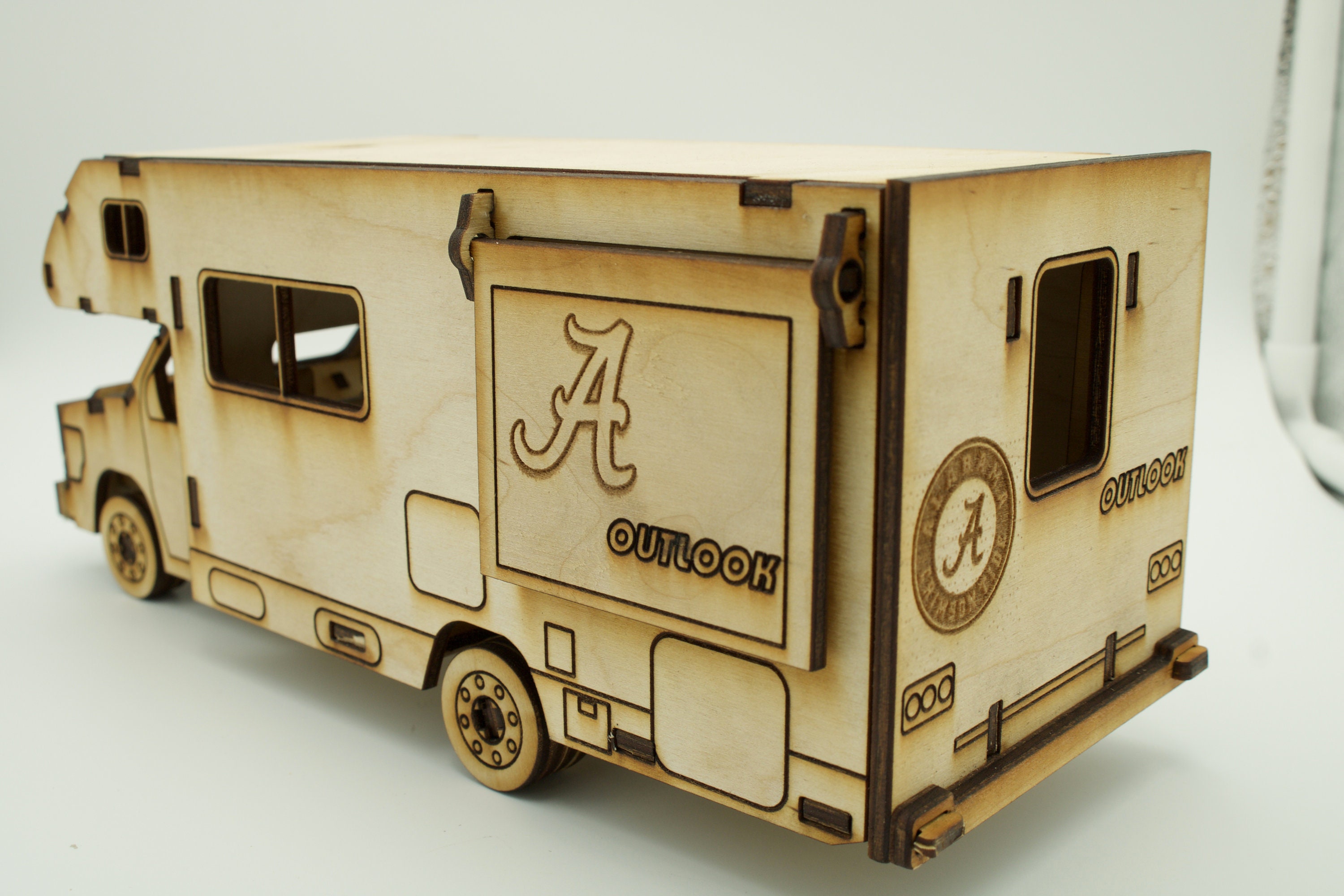 Winnebago Camper Model Made From 3mm Birch Laser Cut and Assembled - Etsy