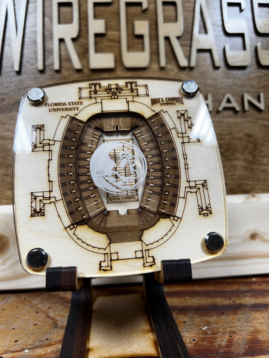 FSU Florida State University Seminoles Football Stadium Coaster ...