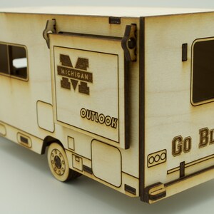 Winnebago Camper Model Made From 3mm Birch Laser Cut and Assembled - Etsy