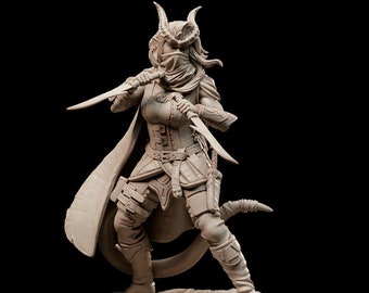 Rogue Tiefling Female - Etsy