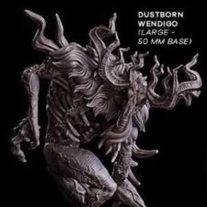 Wendigo / 3d Printed/ Unpainted/ Dnd - Etsy