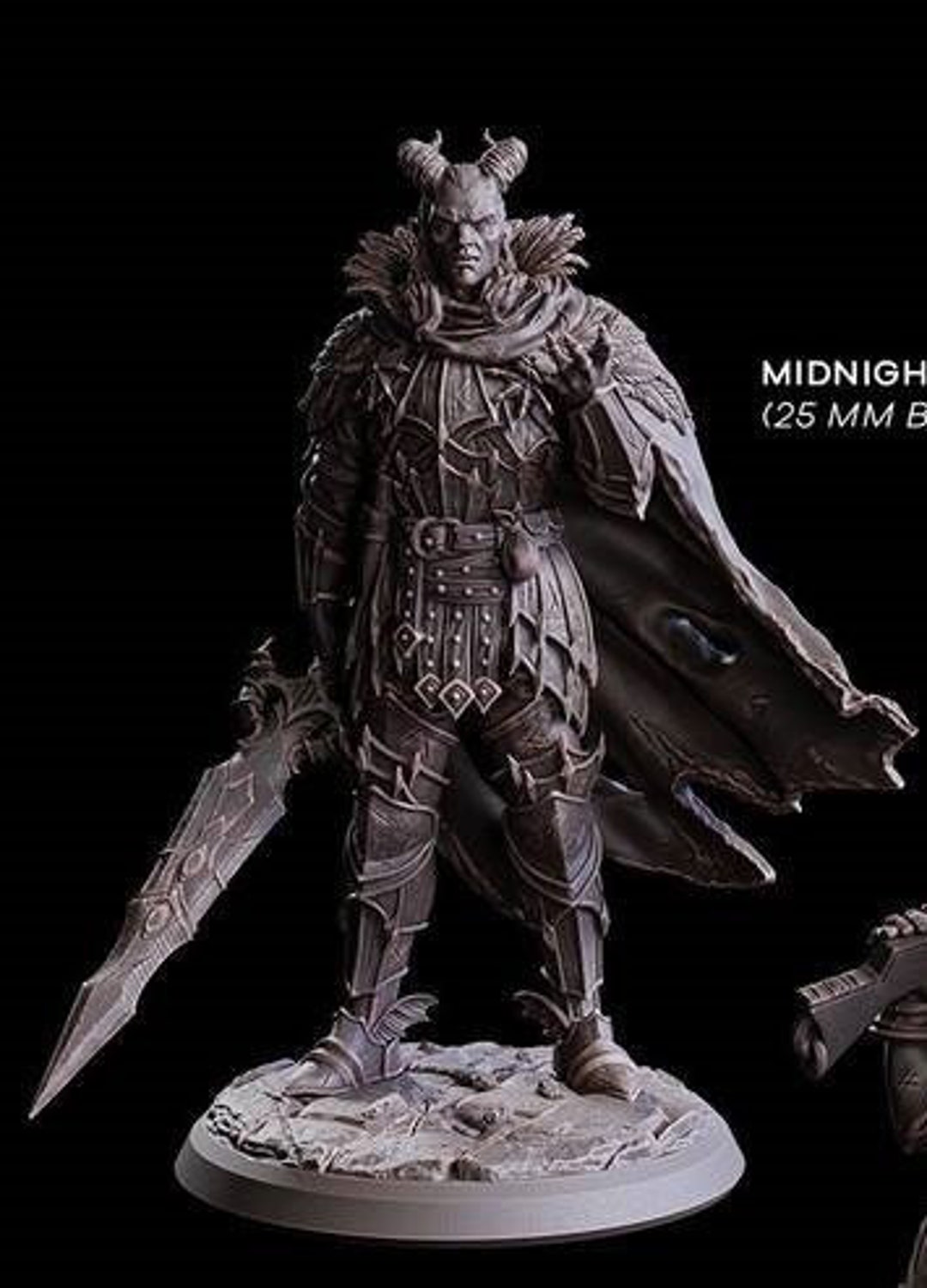 Tiefling Hunter Male Dnd 28 Mm Scale - Etsy