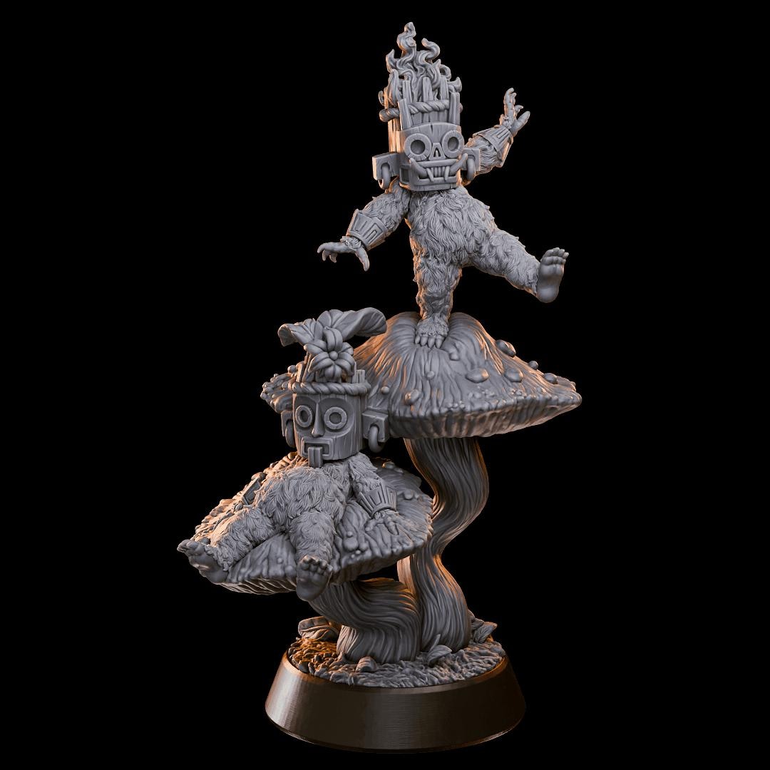 Chwinga Elemental Spirits TINY / DND Unpainted - Etsy