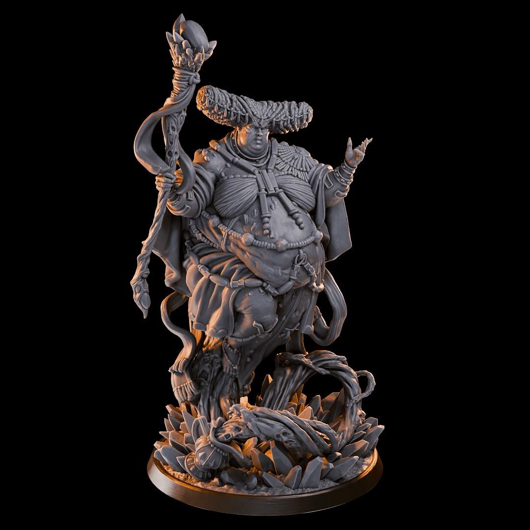 Female Genie / Wish Granter / DND/ Unpainted - Etsy