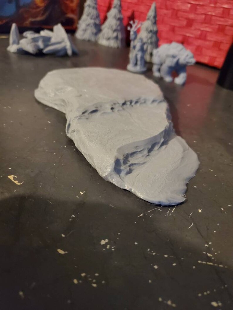 Rock / Ice Shelf / Dnd / 28mm Scale | Etsy