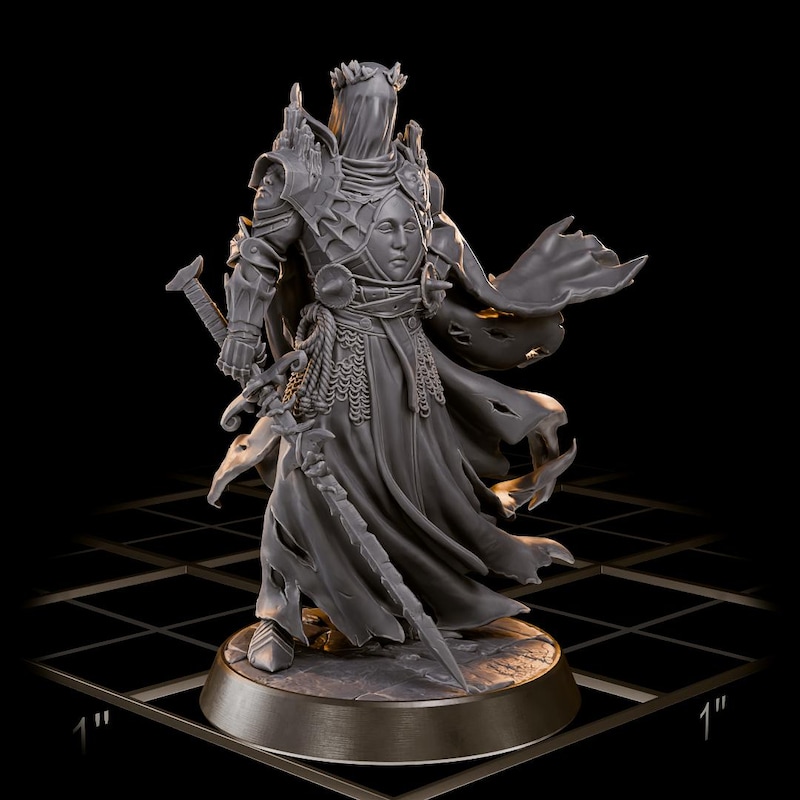 Unpainted Paladin Mini - Etsy