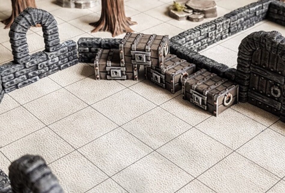 Locked Chest Unpainted 28mm Dnd - Etsy