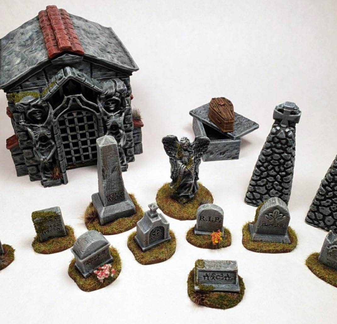 Gravestones / Dungeons and Dragons / 28mm - Etsy