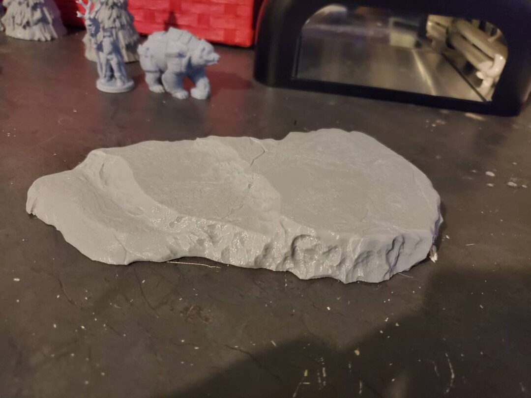 Rock / Ice Shelf / Dnd / 28mm Scale - Etsy