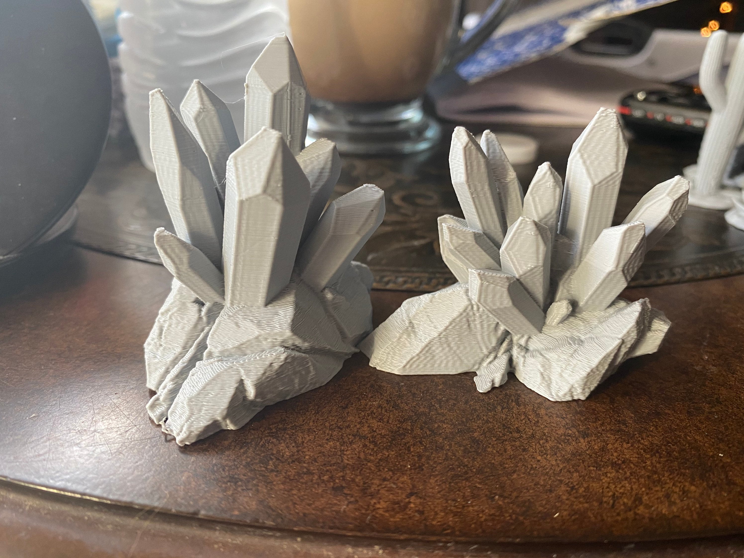 2 piece large crystal cluster | Etsy