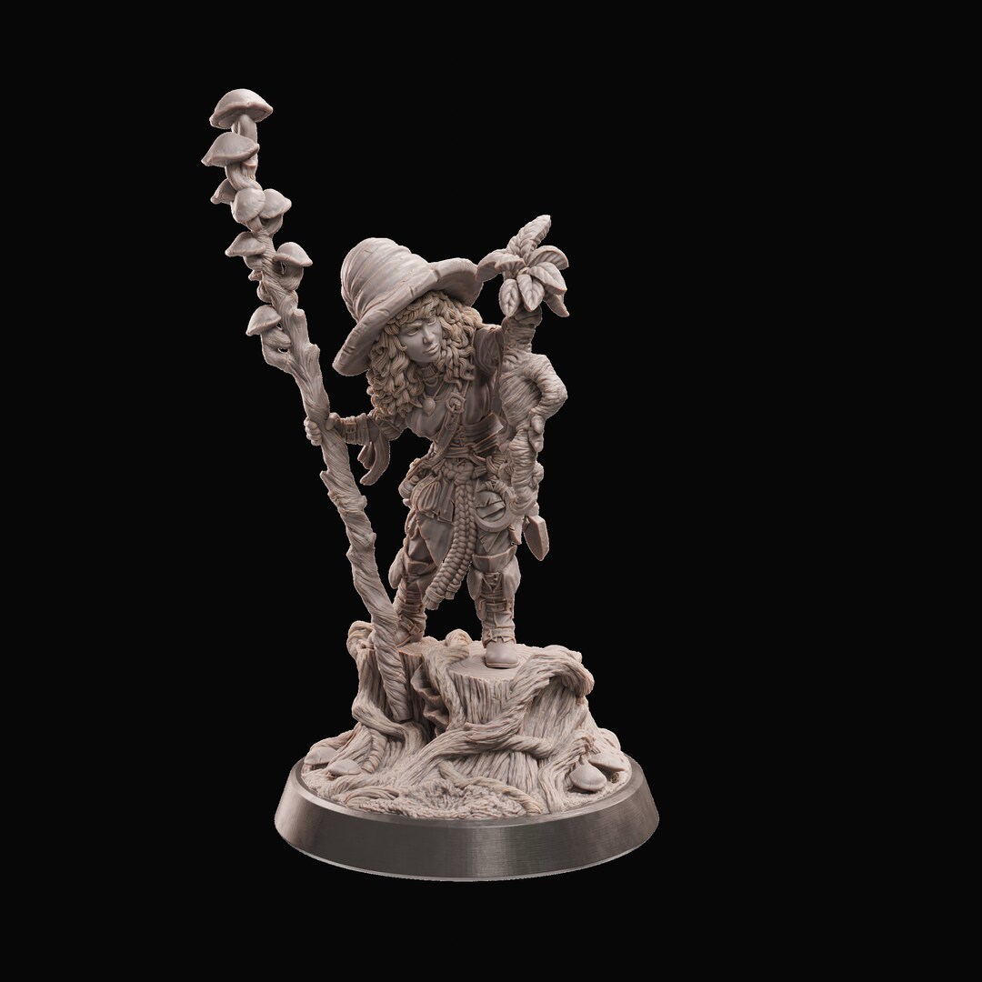 Gnome Druid Wizard Female Dnd - Etsy