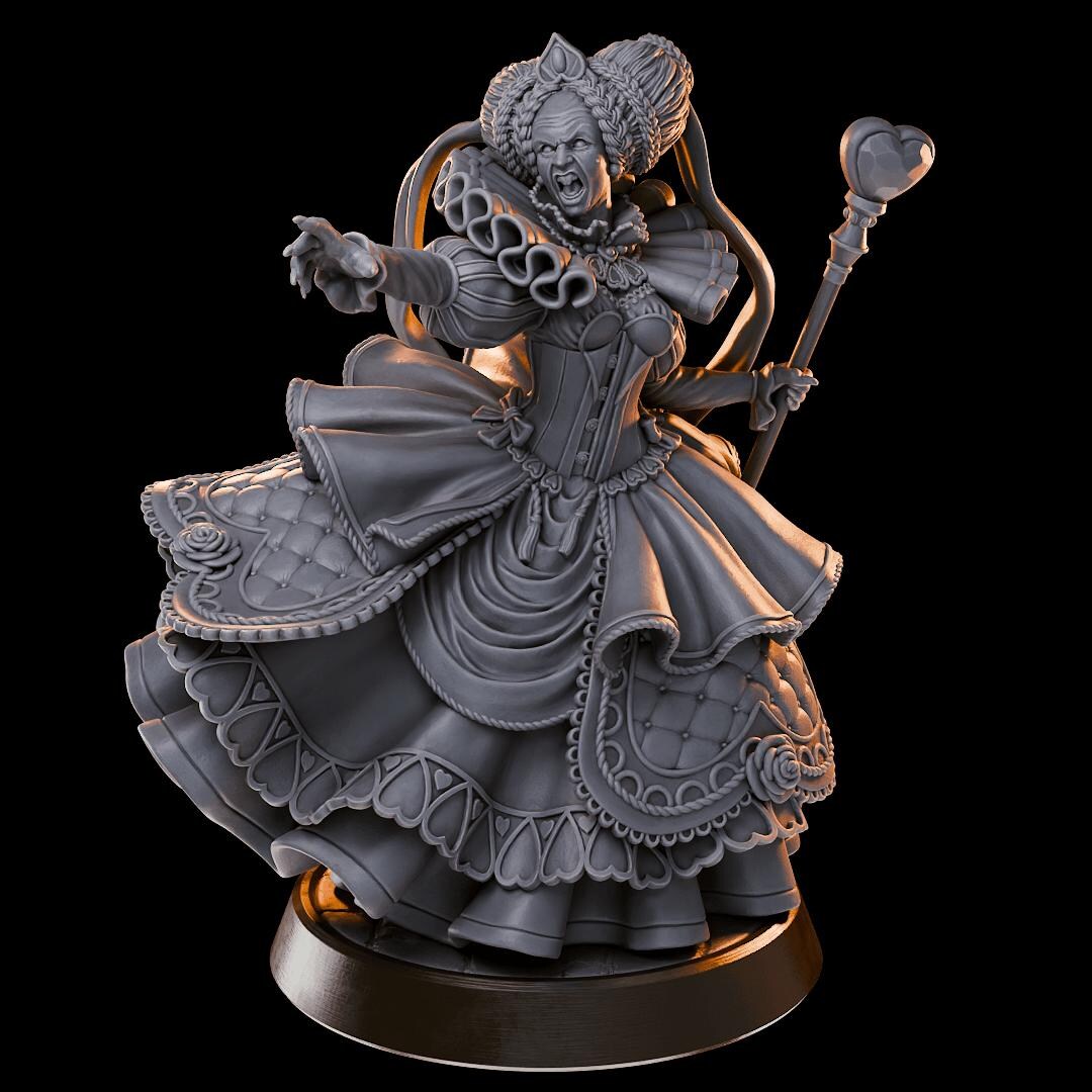 Evil Queen RED / DND/ Unpainted - Etsy