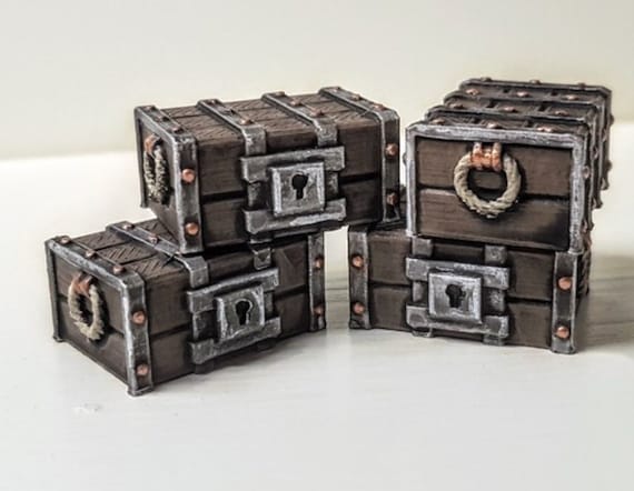 Locked Chest Unpainted 28mm Dnd - Etsy
