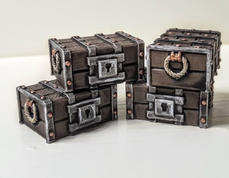 Locked Chest Unpainted 28mm Dnd - Etsy