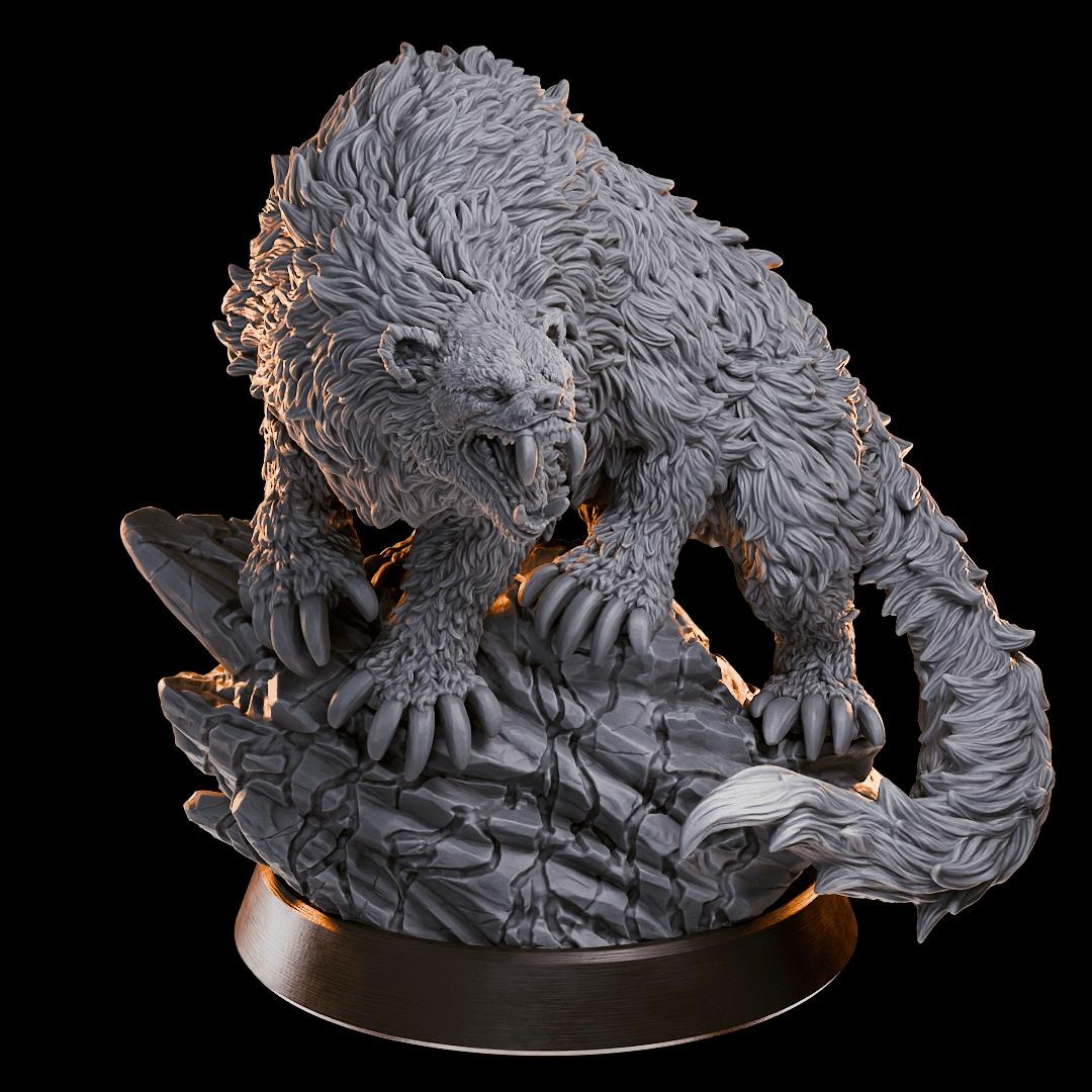 Monster Badger / DND / Enemy / Creature - Etsy