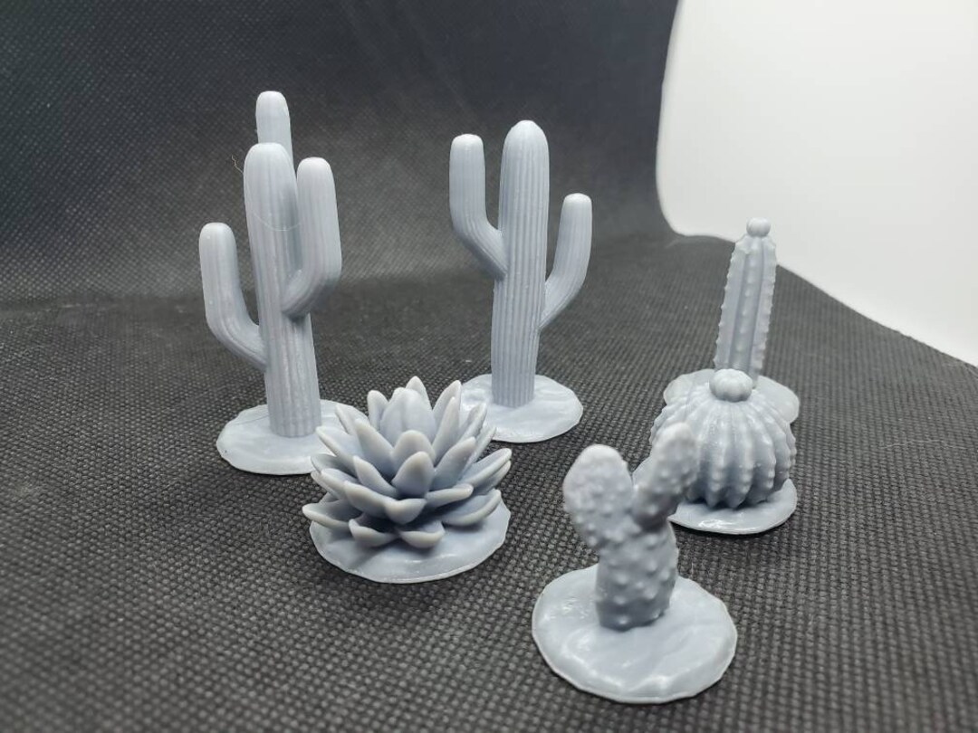 Cactus / Desert Plants / 28 Mm Scale / Dnd - Etsy
