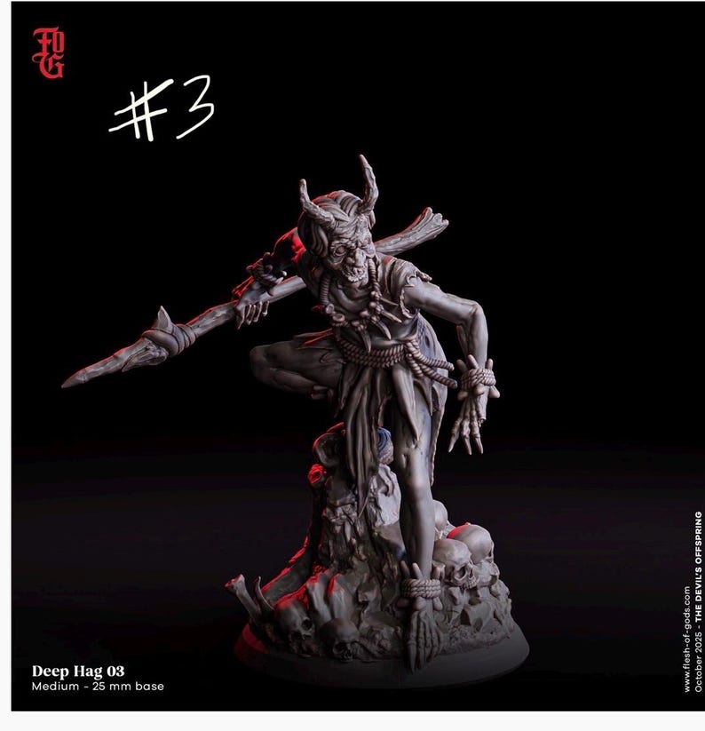 DEEP Witch Hag Set of 3 / DND - Etsy