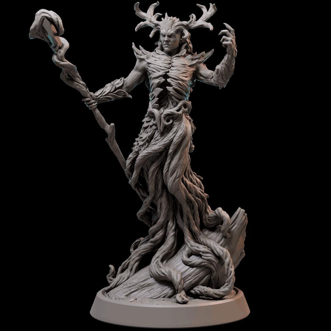 Forest Fey King / Dnd Unpainted Mini - Etsy