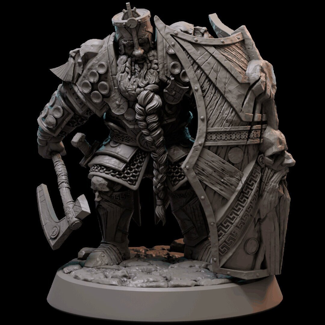 Dwarf Fighter Male Dnd - Etsy