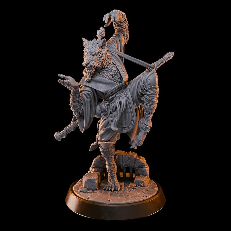 Dnd Ratfolk Figure - Etsy