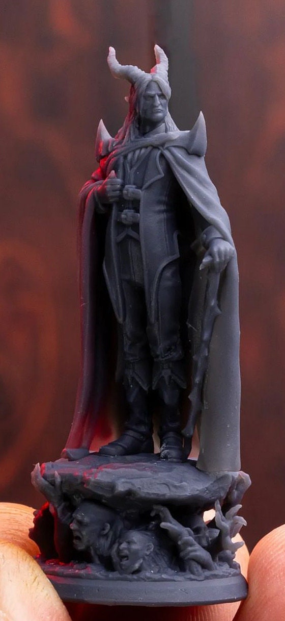 Demon God , Emperor / DND/ Unpainted - Etsy