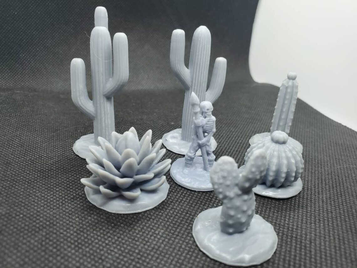 Cactus / Desert Plants / 28 Mm Scale / Dnd - Etsy