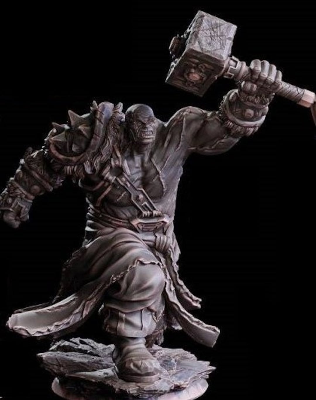 Half Giant Barbarian / DND/ Unpainted - Etsy