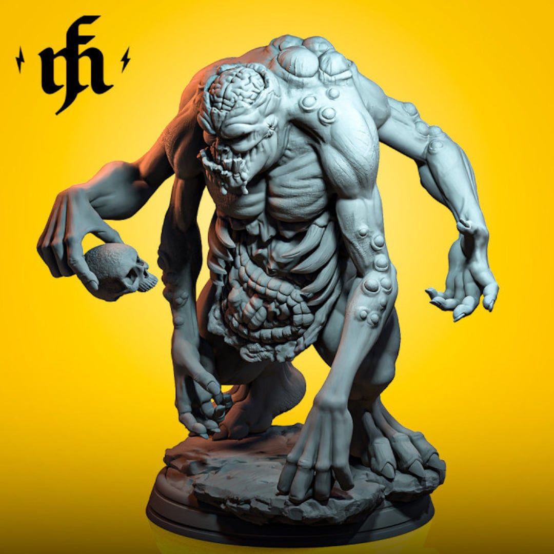 Orgnosh (frightbringer)-midas Forge-3d Printed Resin Tabletop Rpg ...