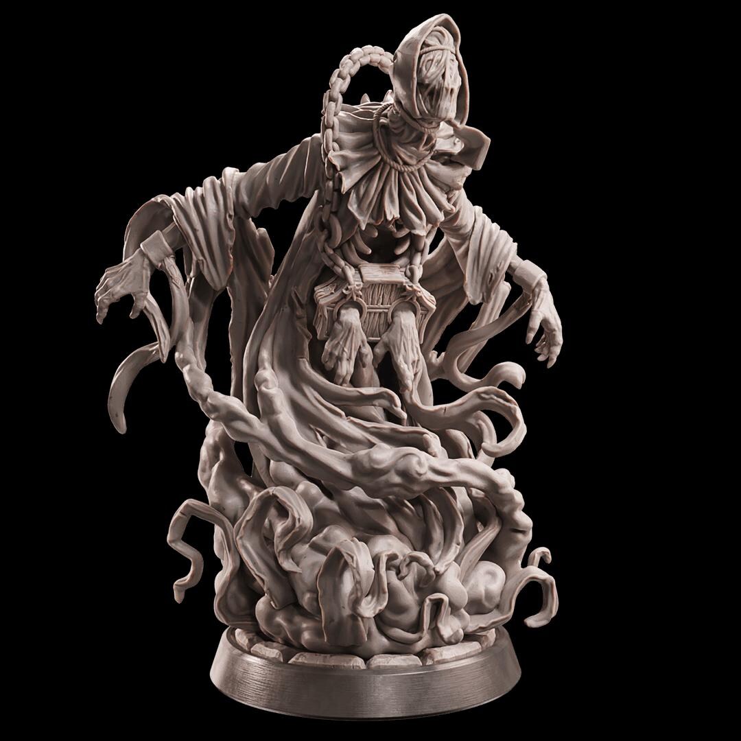 Shackled Wraith / Spirit / Dnd Unpainted Mini - Etsy