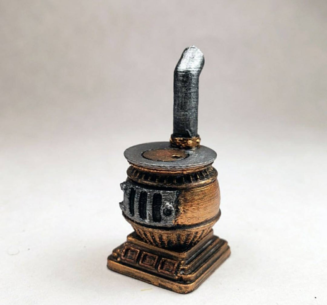 Pot Belly Stove / Dnd / 28 Mm Scale - Etsy