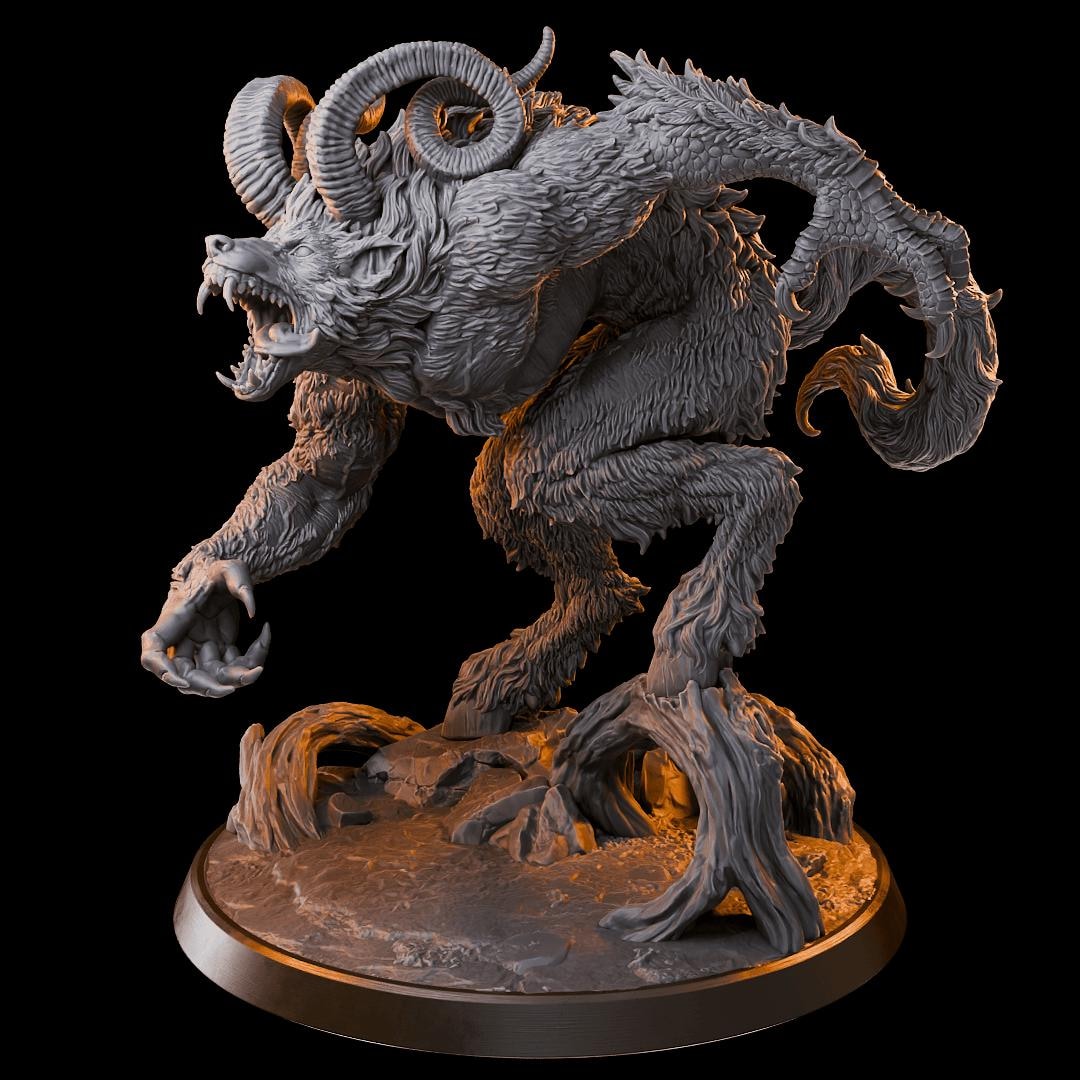 Moon Beast / Dnd Monster Unpainted - Etsy