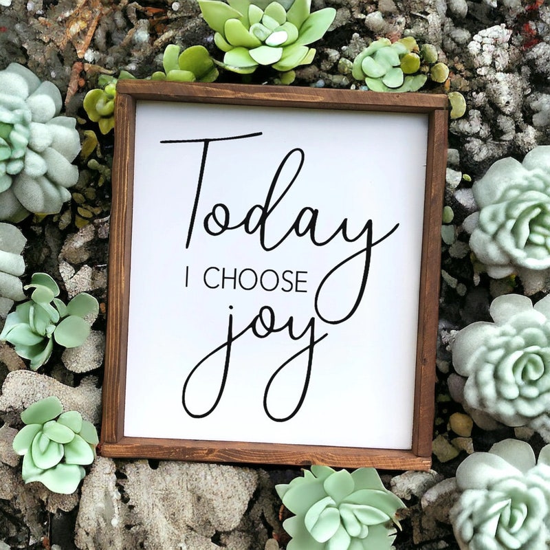 Choose Joy Sign - Etsy