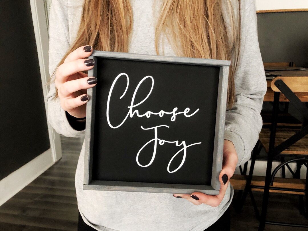 Choose Joy Sign, Wood Signs, Farmhouse Decor, Wood Signs, Wood Signs ...