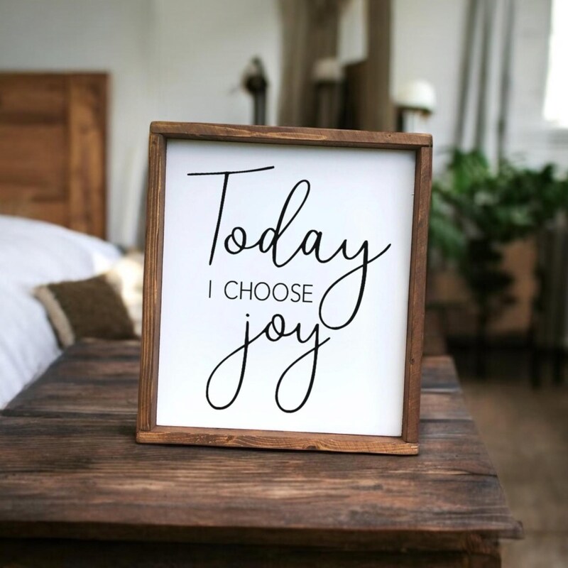 Wood Vertical Joy Sign - Etsy