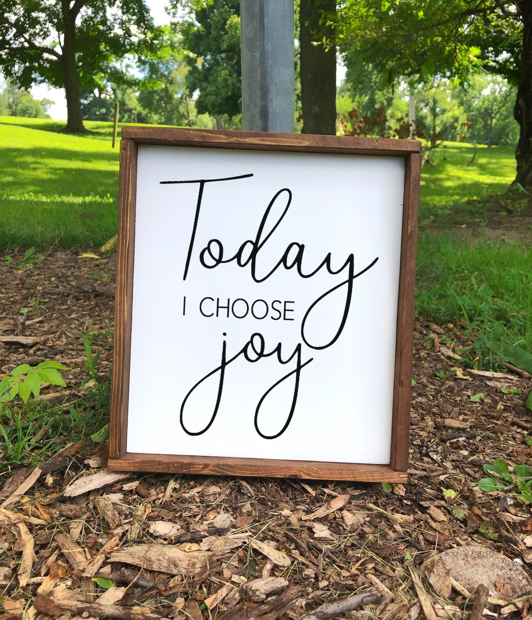 Today I Choose Joy Sign Wood Signs for Home Decor Wood Signs Good ...