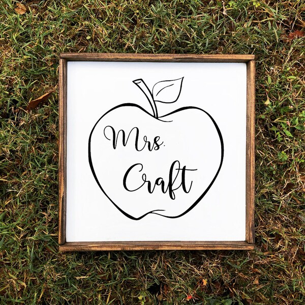 Teacher Sign - Etsy