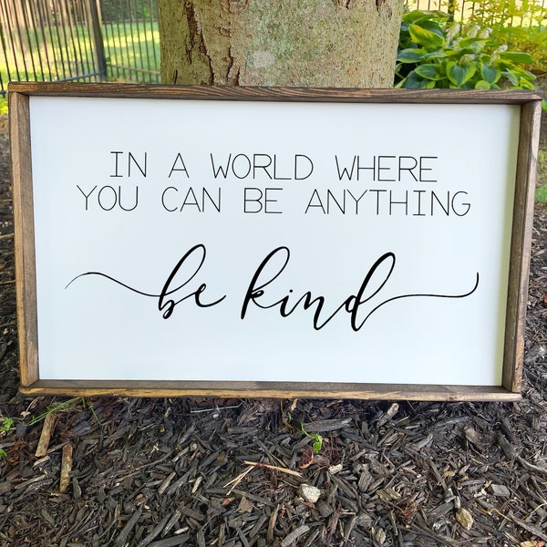Kindness Sign - Etsy