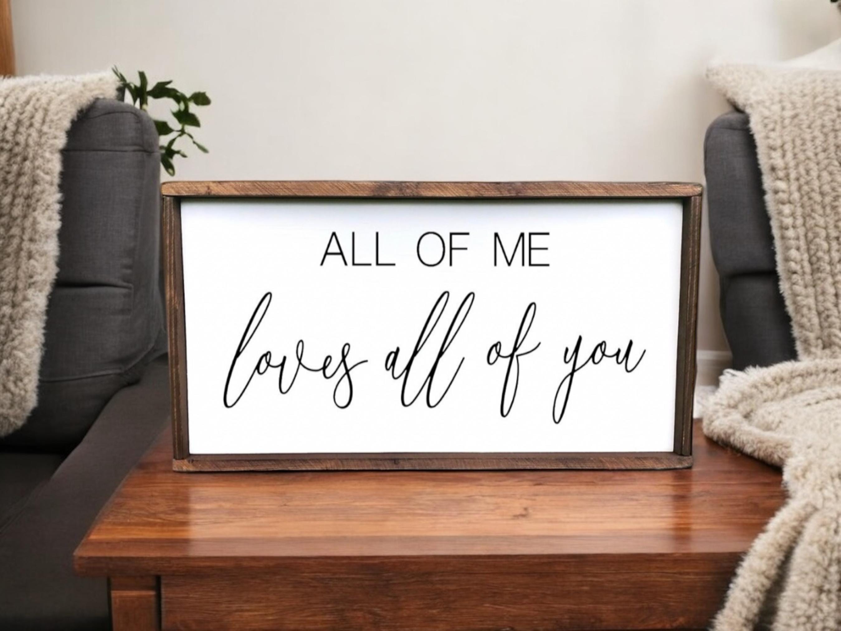 Farmhouse Love Quote Wood Sign: Romantic Home Decor - Etsy
