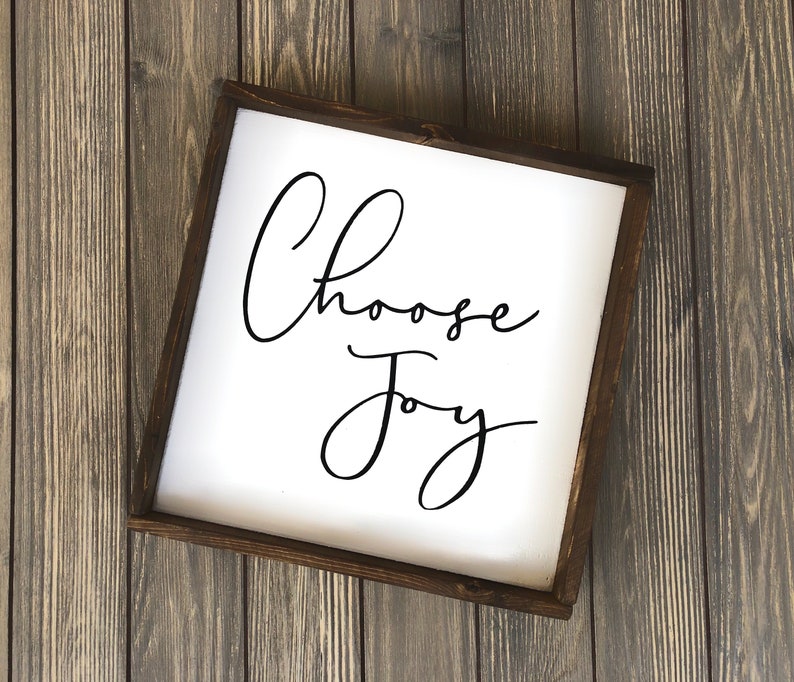 Choose Joy Sign Wood Signs Farmhouse Decor Wood Signs Wood - Etsy
