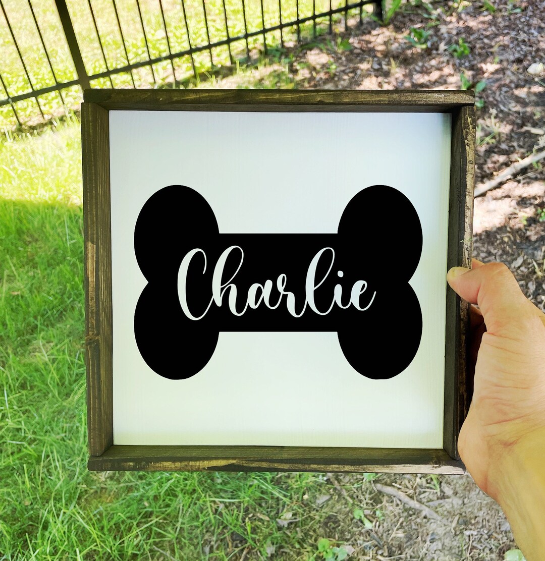 Custom Dog Name Sign Personalized Pet Sign Pet Name Sign Custom Pet ...