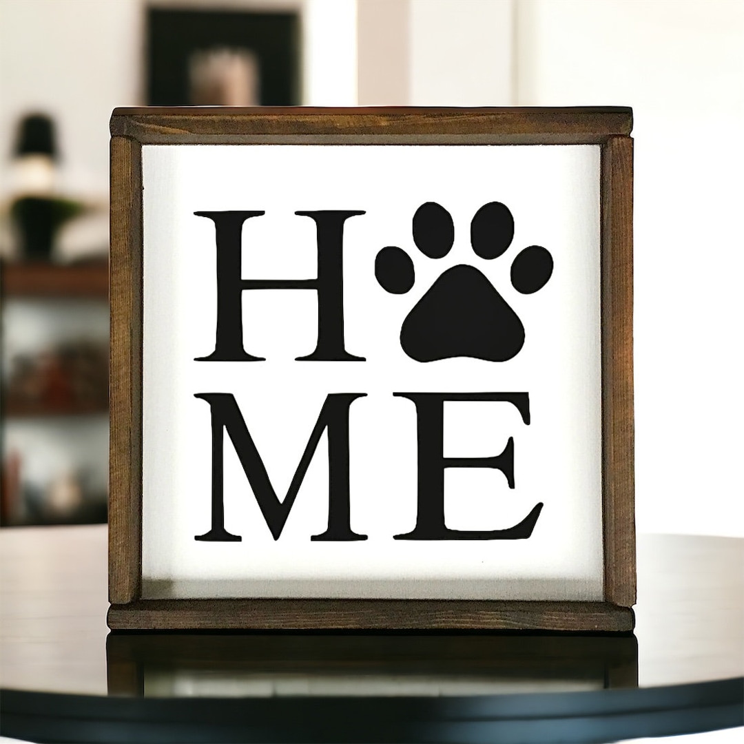 Farmhouse Pet Sign | Rustic Dog Decor | Farmhouse Pet Signs | Dog Home ...