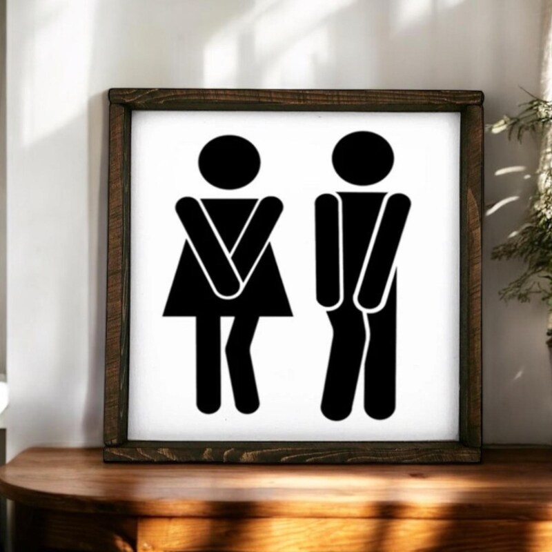 Bathroom Break Sign - Etsy