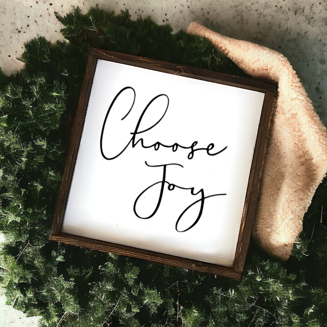 Choose Joy Sign, Wood Signs, Farmhouse Decor, Wood Signs, Wood Signs ...