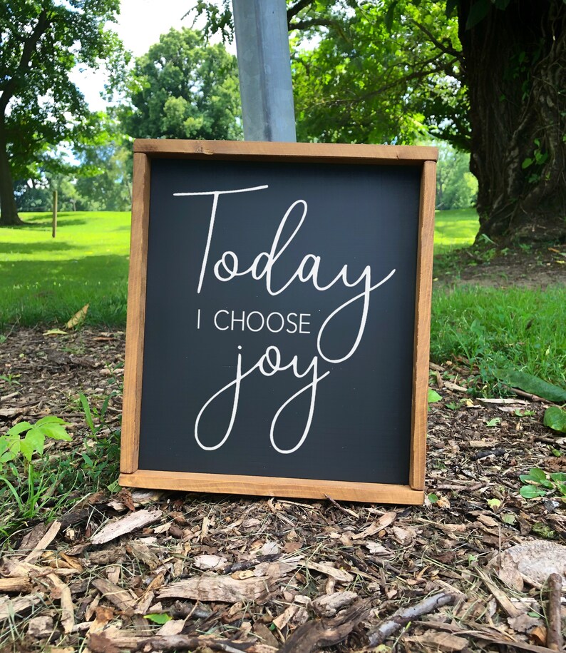 Today I Choose Joy Sign Wood Signs for Home Decor Wood - Etsy