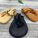 Deerskin Pouch, Small Leather Drawstring Pouch, 4.5-inch X 3.5-inch ...