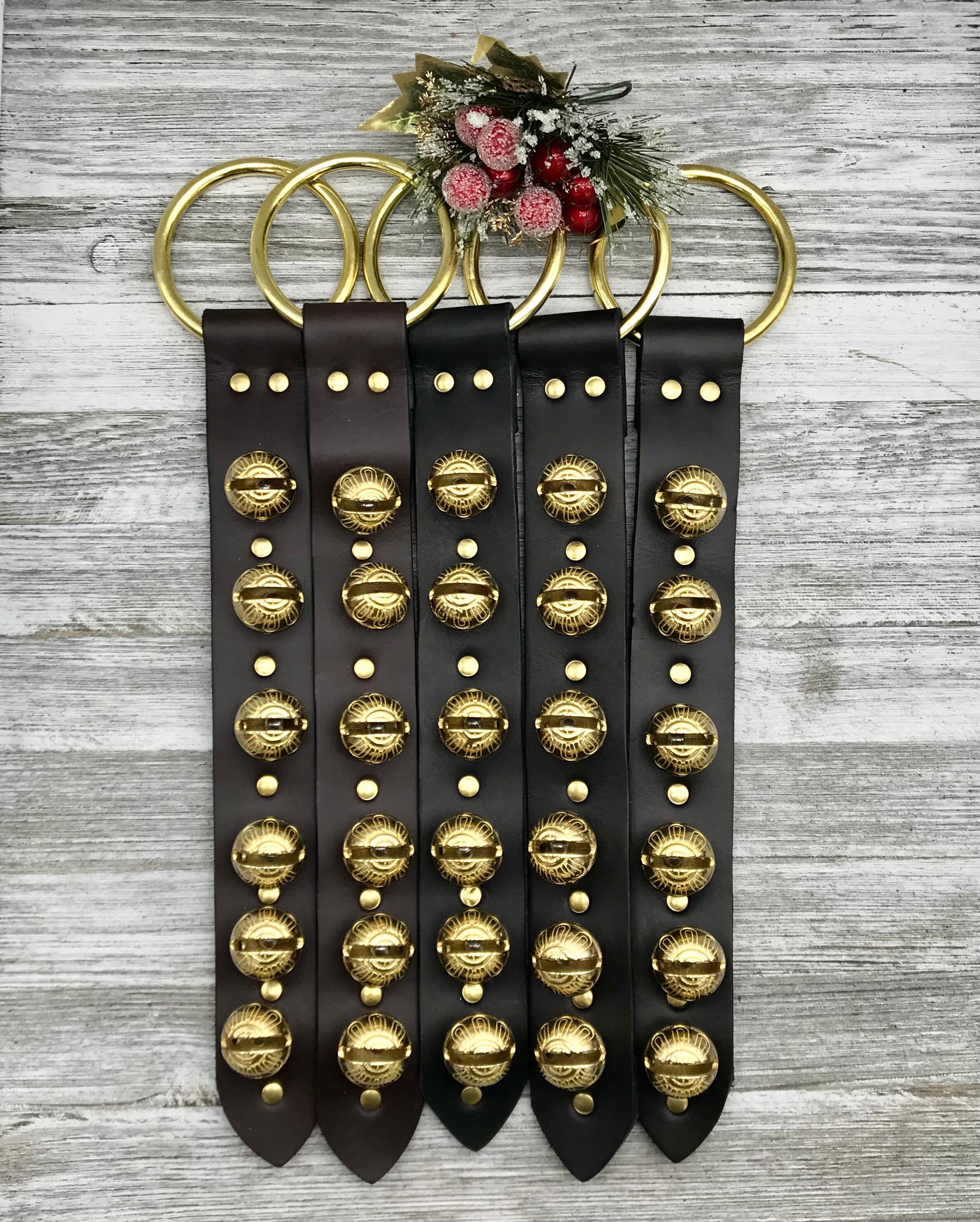 6 Authentic Solid Brass Sleigh Bells With A Door - Etsy
