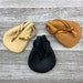 Deerskin Pouch, Small Leather Drawstring Pouch, 4.5-inch X 3.5-inch ...