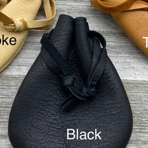 Deerskin Pouch, Small Leather Drawstring Pouch, 4.5-inch X 3.5-inch ...