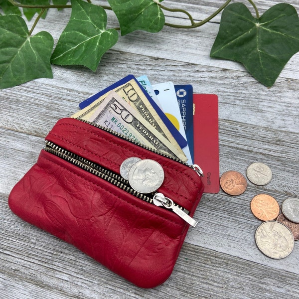 Double Coin Purse - Etsy